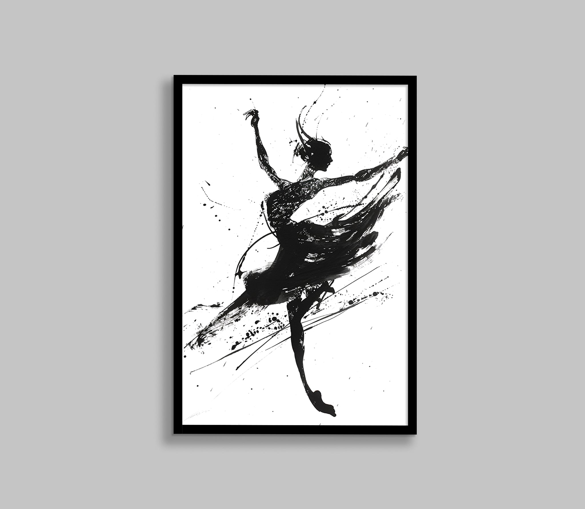 Ink dancing girl – Black Aesthetics
