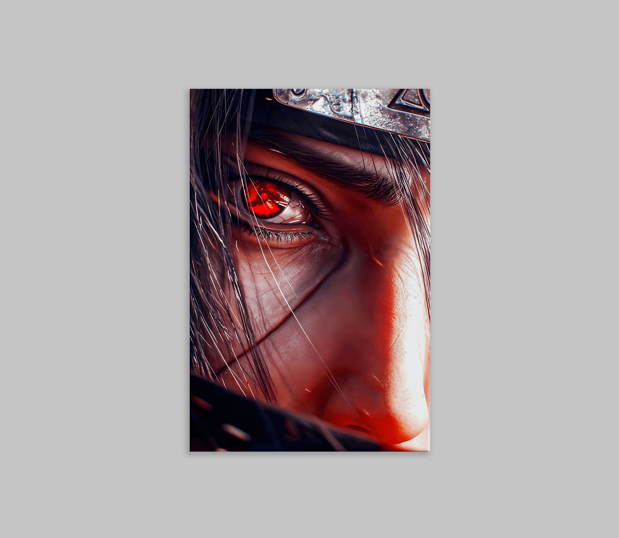 Realistic Itachi Sharingan – Black Aesthetics